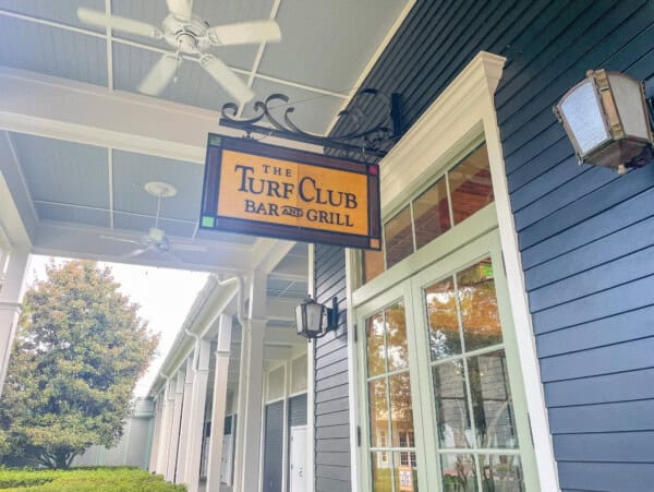 The Turf Club Bar and Grill - The Diary of a Disney Dad