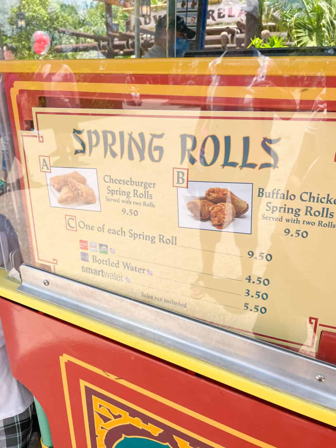 Adventureland Spring Roll Cart - The Diary of a Disney Dad